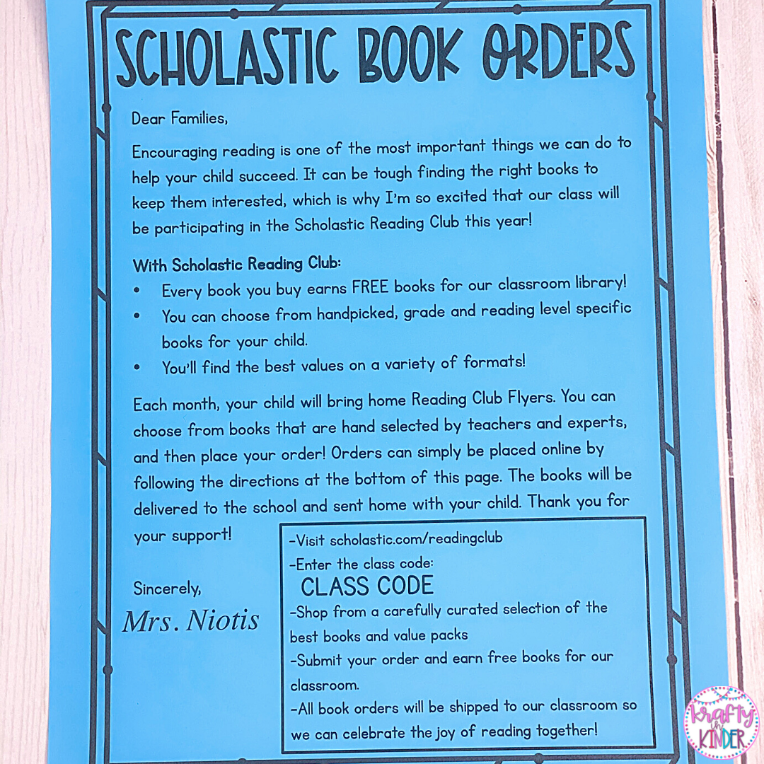 5 Reasons To Use Scholastic Book Clubs - Krafty in Kinder