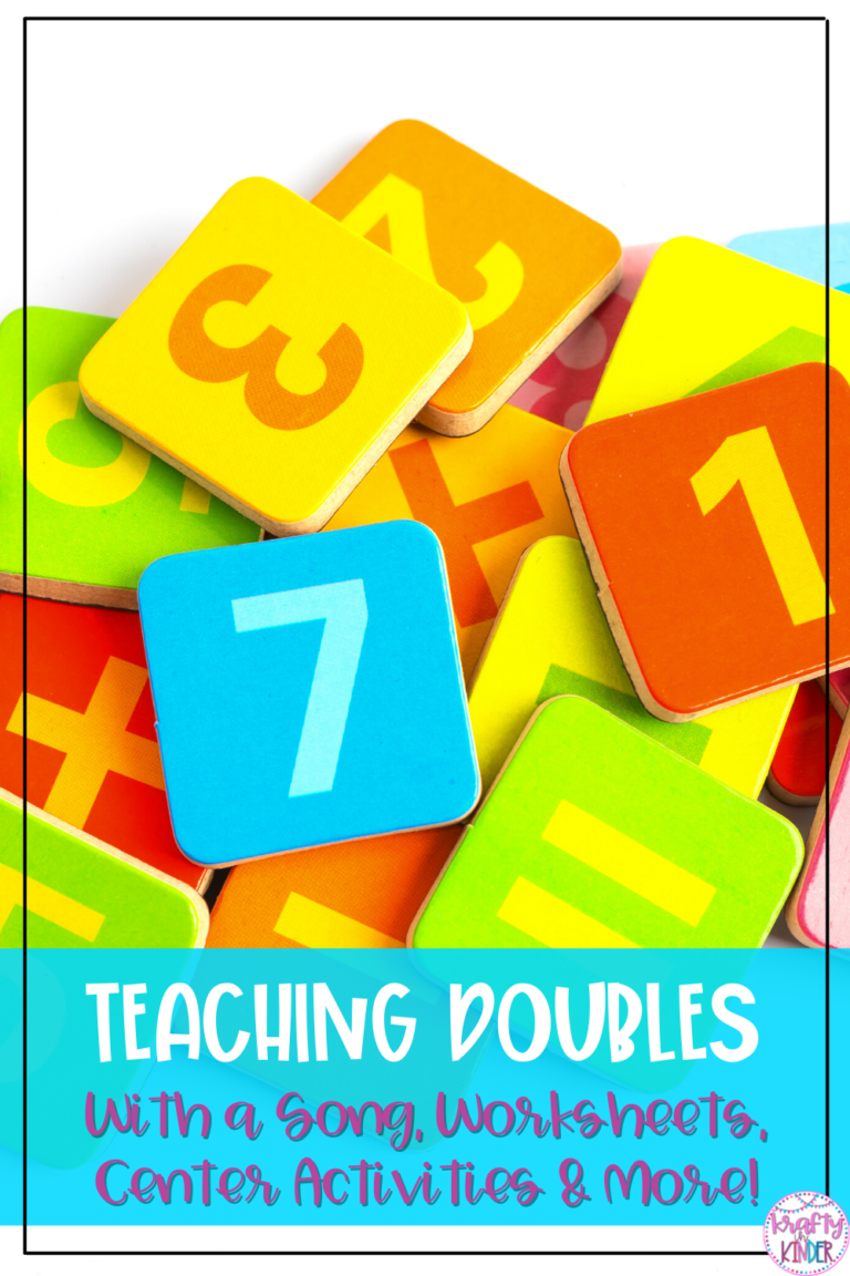 Teaching Doubles Facts with Songs, Games & More Fun Activities - Krafty ...