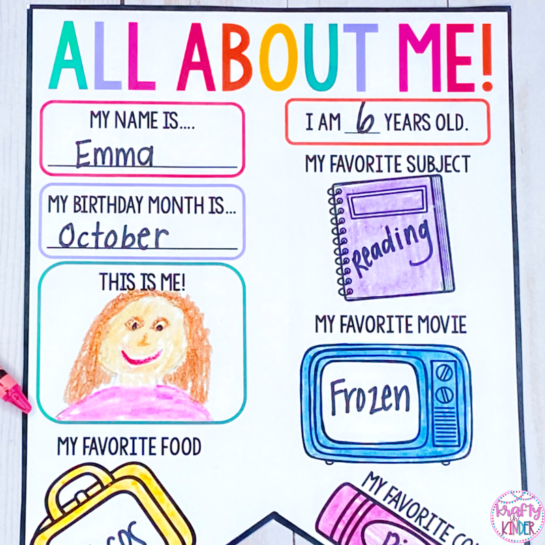 5 Fun Activities for the First Week of School - Krafty in Kinder