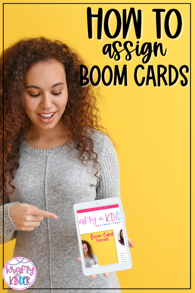 How To Assign Decks On Boom Learning - Krafty in Kinder