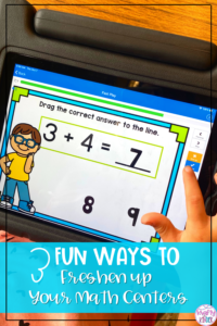 3 Fun Ways To Freshen Up Your Math Centers - Krafty in Kinder
