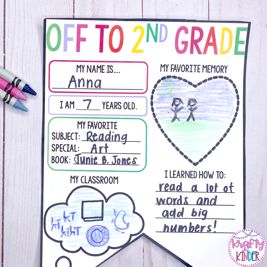 End of the Year Read Alouds, Gifts, and Activities - Krafty in Kinder