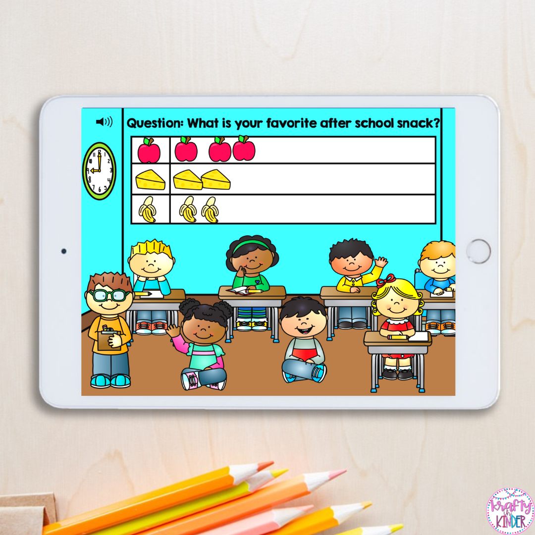 Data and Graphing Activities for First Grade - Krafty in Kinder