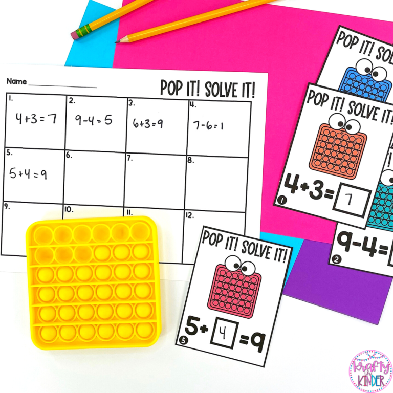 Math Games Make Mastering Addition Easy in First Grade - Krafty in Kinder