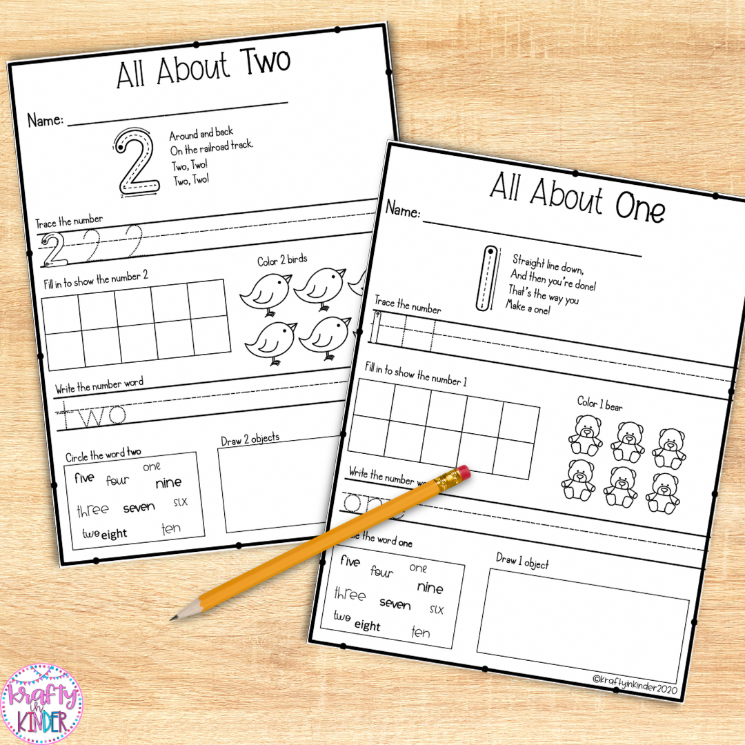 Engaging Lessons to Master Kindergarten Number Sense - Krafty in Kinder