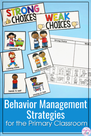 Behavior Management Strategies for the Primary Classroom - Krafty in Kinder