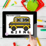 Back to School Math Games for First Graders - Krafty in Kinder