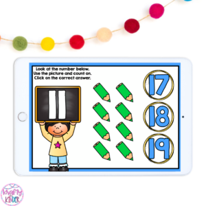 Back to School Math Games for First Graders - Krafty in Kinder