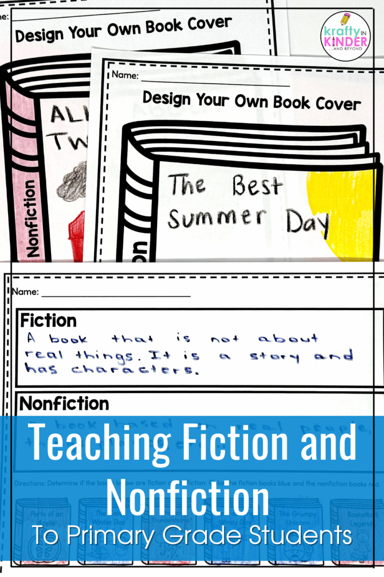 Teaching Fiction and Nonfiction to Primary Grade Students - Krafty in ...