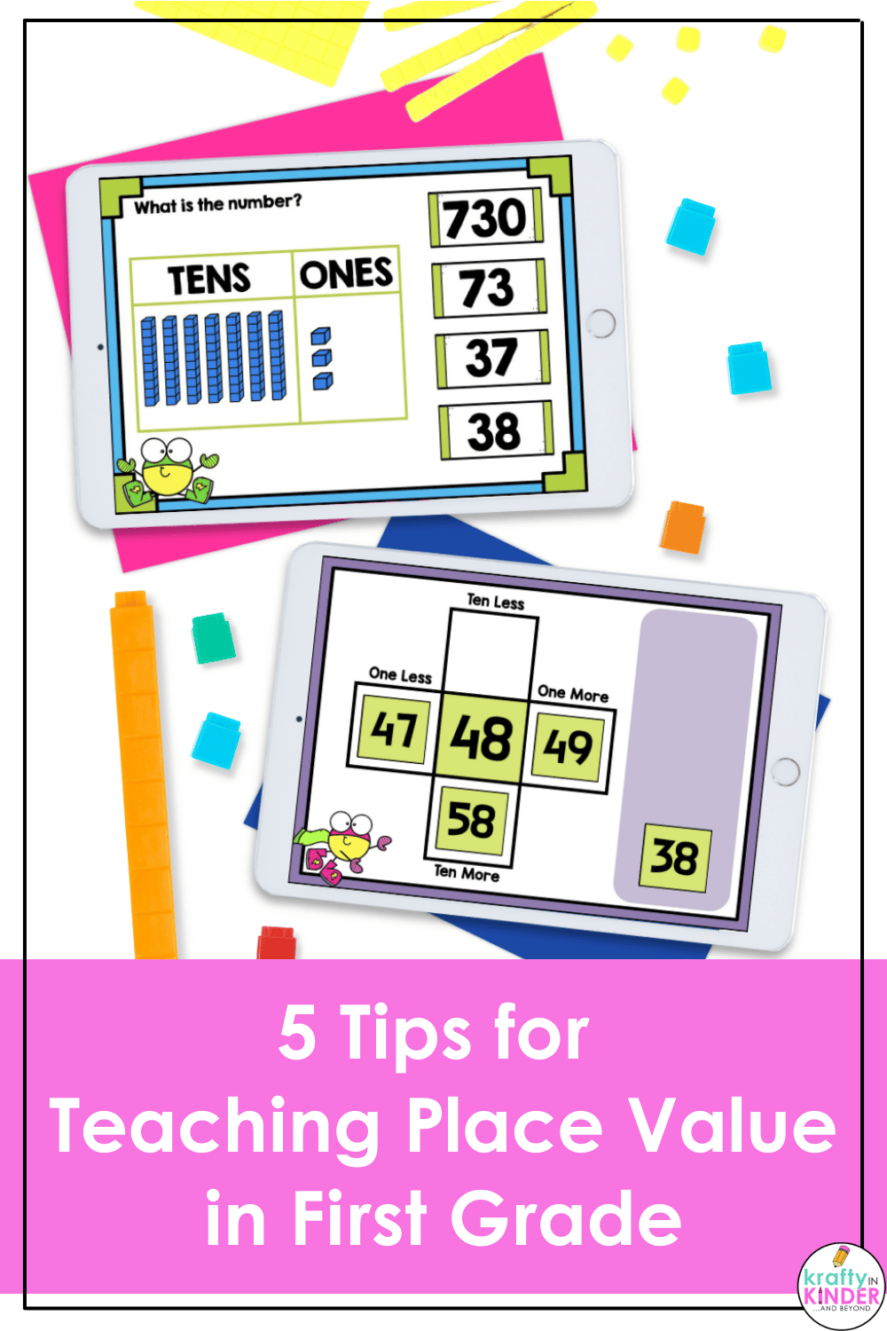 5 Tips for Teaching Place Value in First Grade - Krafty in Kinder