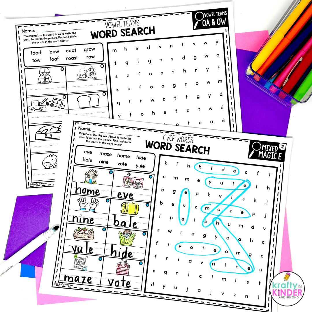 5 Tips for Teaching Vowel Teams in First Grade - Krafty in Kinder