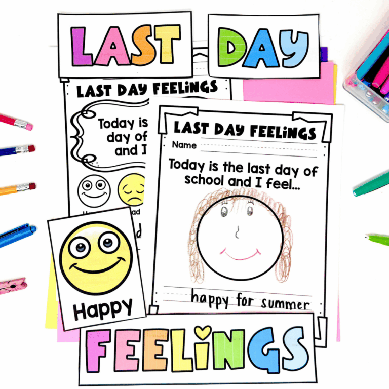 First Day Feelings Activities To Kick off the School Year - Krafty in ...