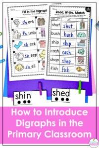 How to Introduce Digraphs in the Primary Classroom - Krafty in Kinder