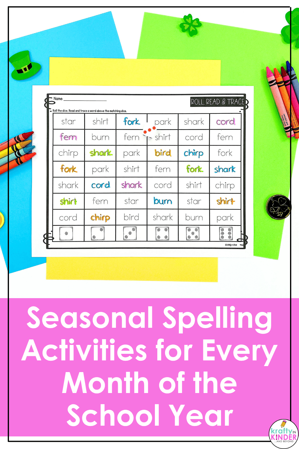Seasonal Spelling Activities for Every Month of the School Year ...