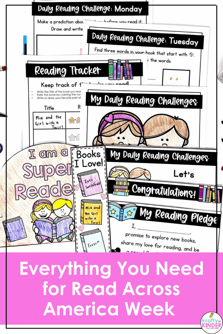 Everything You Need for Read Across America Week - Krafty in Kinder