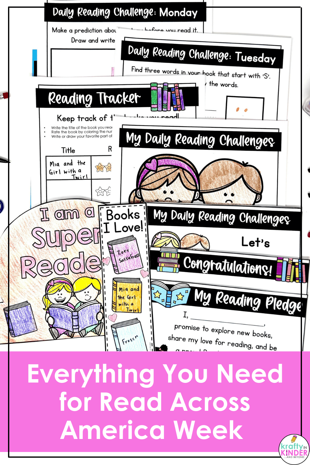 Everything You Need for Read Across America Week - Krafty in Kinder
